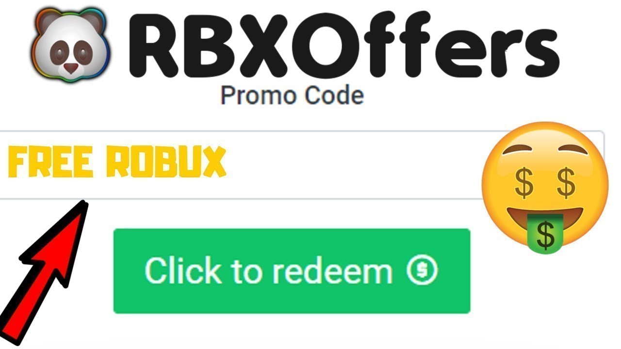 NEW] PROMO CODES FREE ROBUX ON RBXOFFERS - YouTube