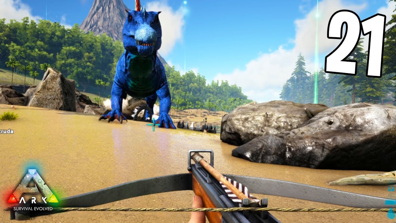 ¡En busca de un Espinosaurio! | ARK: Survival Evolved | The Island #21 ...