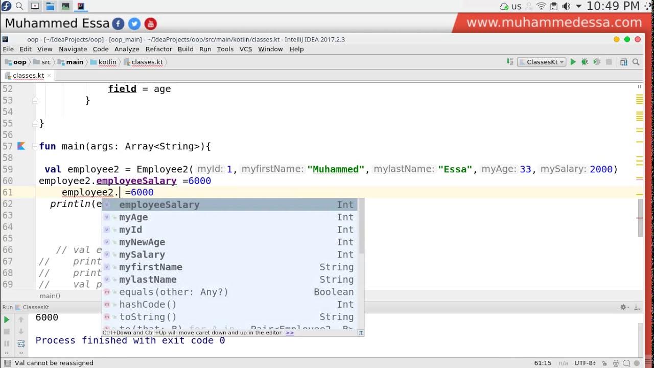 32 Kotlin Advance Classes OOP - YouTube