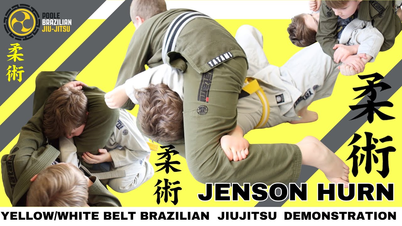 Jenson Hurn Brazilian Jiu-Jitsu Yellow/White Belt Demonstration. - YouTube
