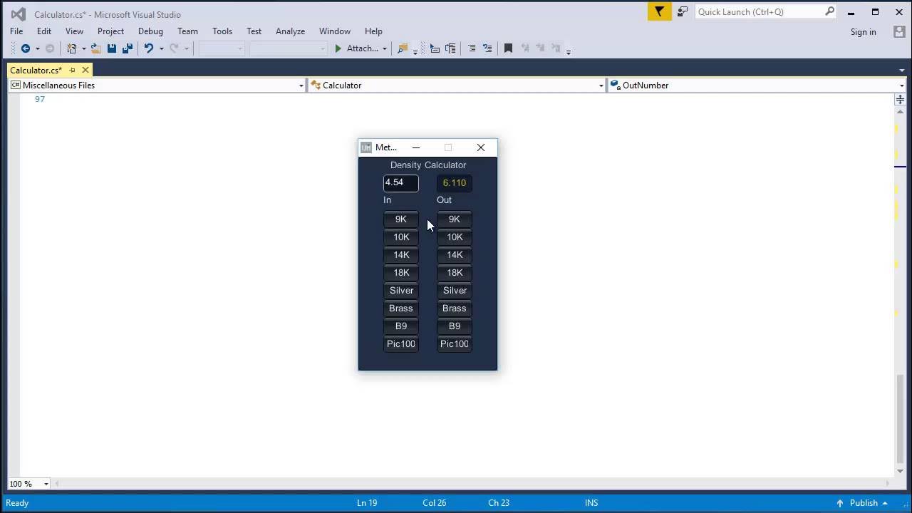 Unity SG Calculator - YouTube