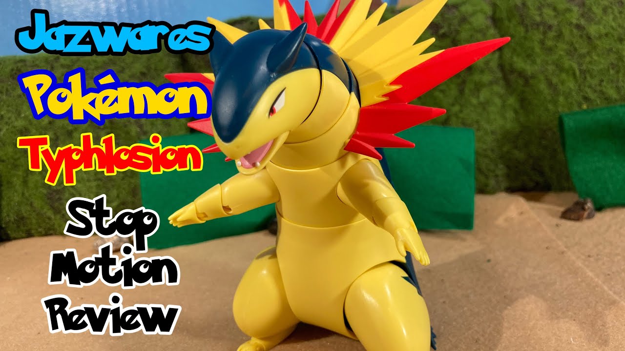 Pokemon Select Action Figure Typhlosion Stop Motion Review From ...