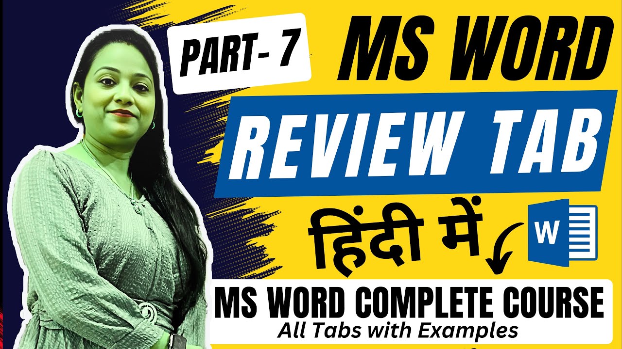 Microsoft Word Tutorial In Hindi Ms Word Full Course For Beginners 0634