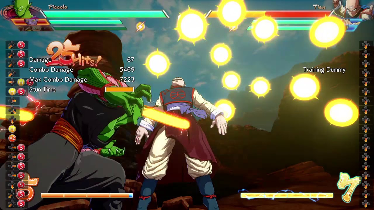 DBFZ Piccolo hellzone loop - YouTube