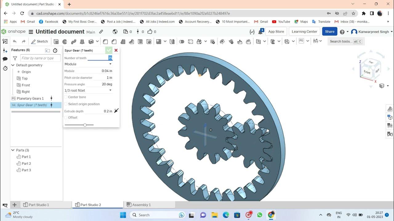 How to Add Custom Features in Onshape | Onshape Tips #cad #onshape#cadcam #cadcamtutorials - YouTube