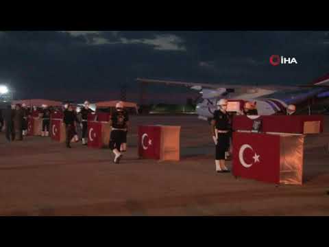 Şehit Olan Polis Memurları Van'daki Törenin Ardından Memleketlerine Uğurlandı!