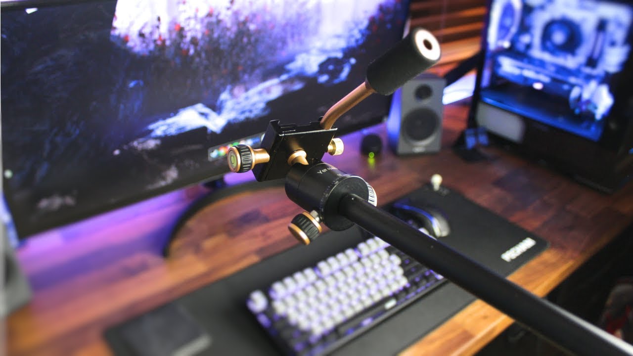 Mic Stand DIY Overhead Rig - YouTube