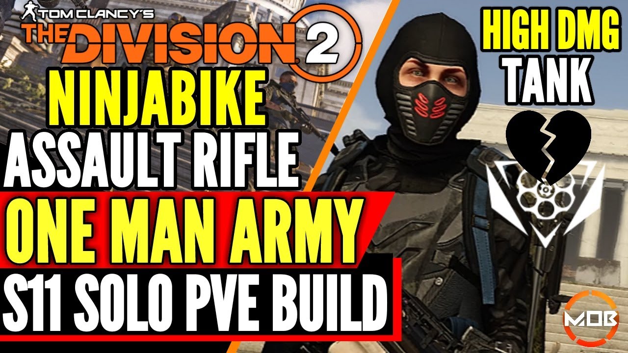 The Division 2 | BEST SOLO PVE BUILD | GOD MODE, NINJABIKE, STRIKER, HB ...