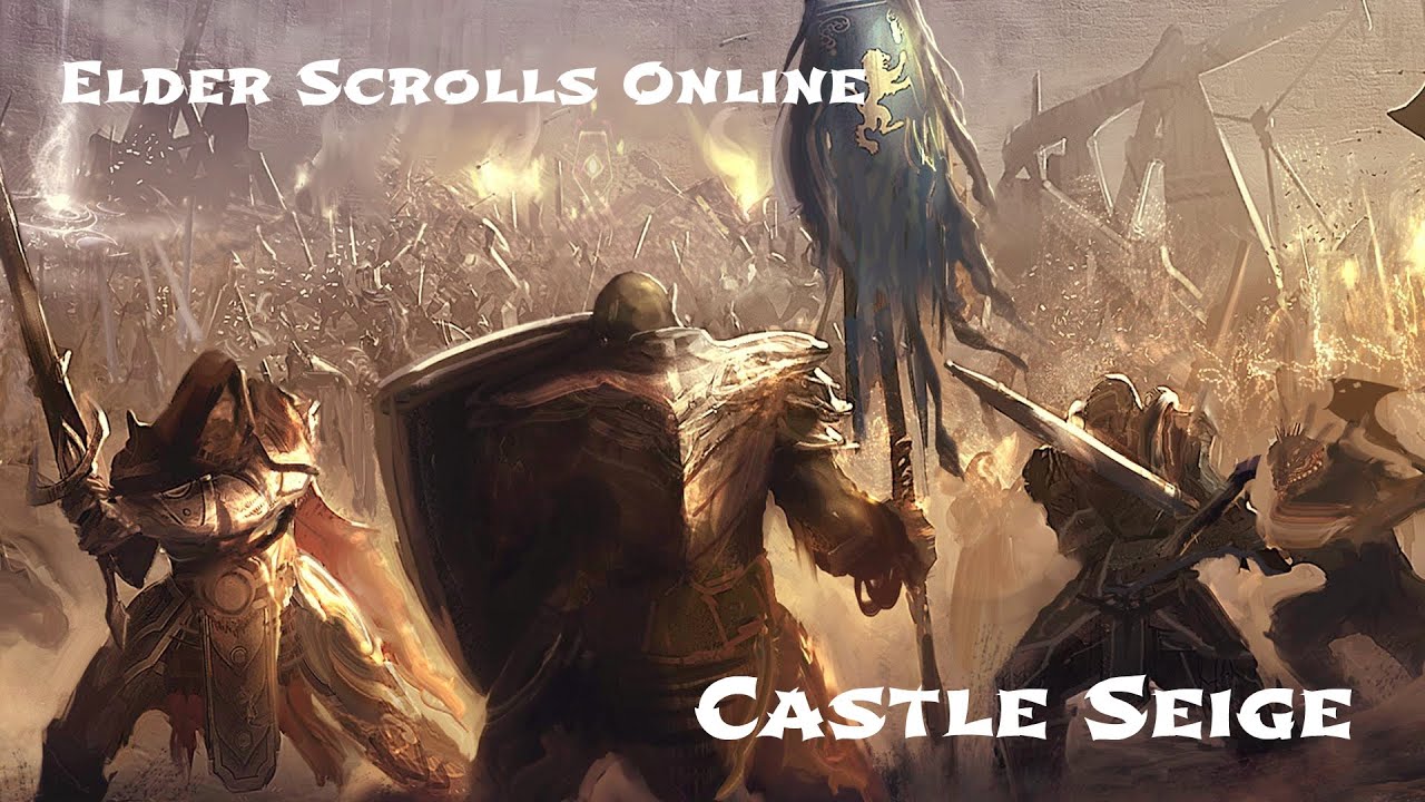 Elder Scrolls Online - Castle Seige (Large Group) - YouTube