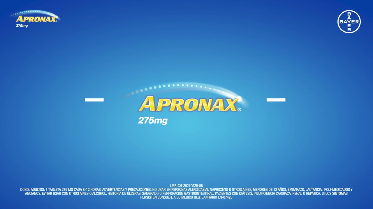 Apronax potente y rápido alivio de dolores fuertes // Perú - YouTube
