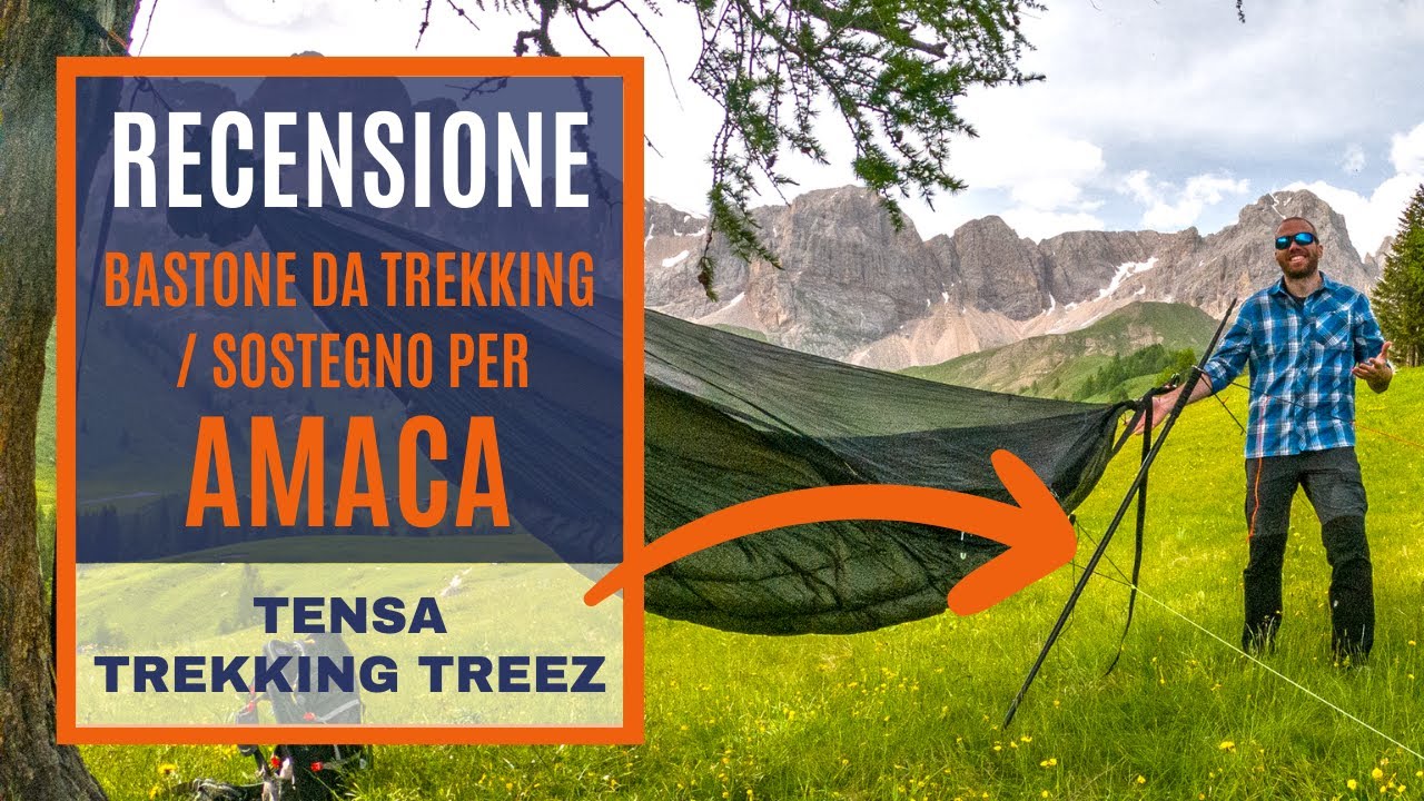 Usare un bastone da trekking come supporto per l'amaca??? Tensa ...