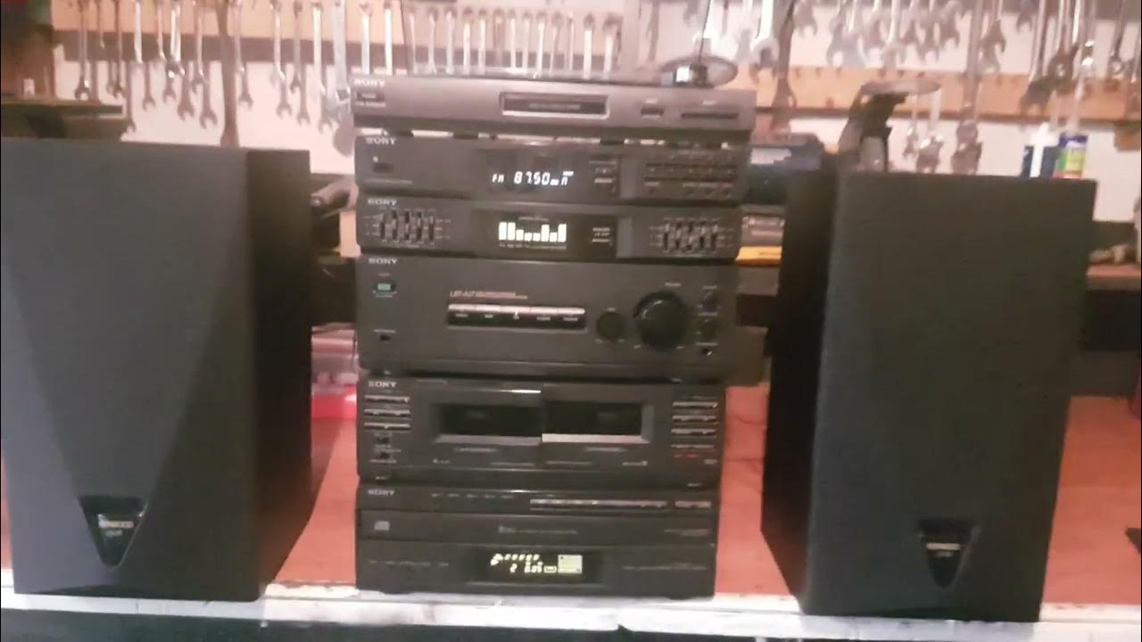 VINTAGE SONY/KENWOOD HIFI STEREO SYSTEM TURNTABLE - YouTube