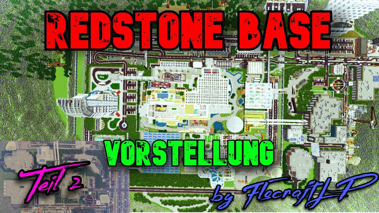 XXL Minecraft REDSTONE-BASE | Vorstellung Teil 2/3 | by FlocraftLP ...