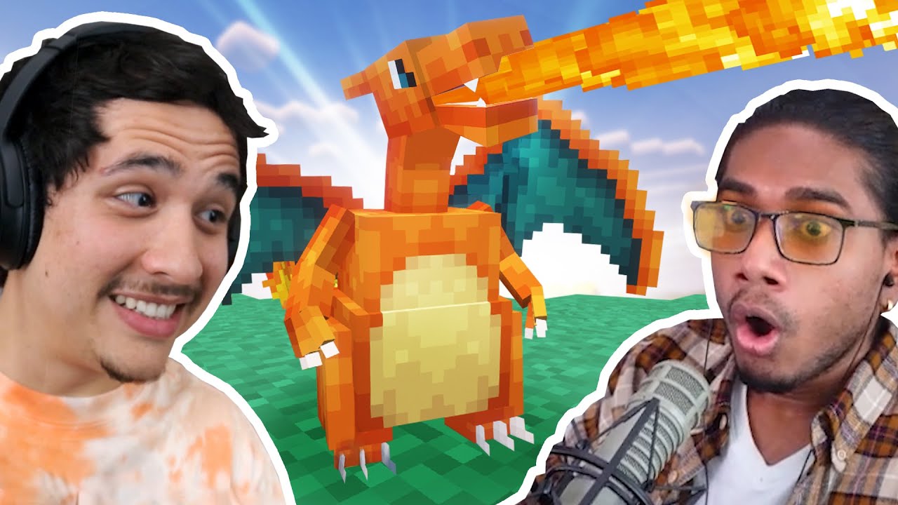 15 Minutes to Catch Pokémon in Minecraft, then we BATTLE!! - YouTube