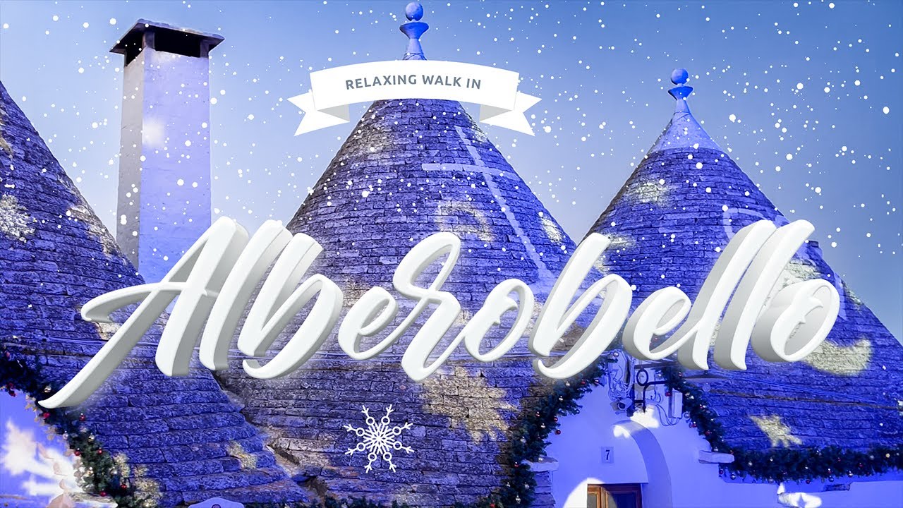 A magical walk in Alberobello, Puglia, Italy. 4K - YouTube