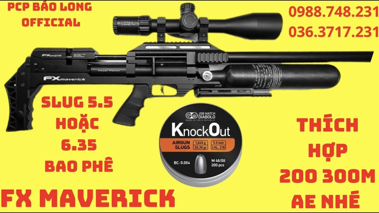 PCP Fx Maverick | Súng Săn Cao Cấp. - YouTube