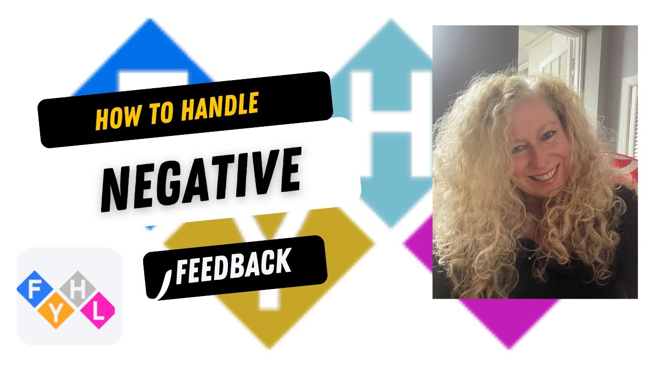 How to handle Negative Feedback - Find Your Happy Life - YouTube