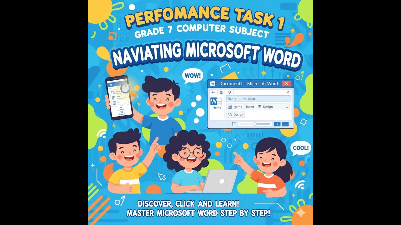 Grade 7 Computer, Performance Task 1: Navigating Microsoft Word - YouTube