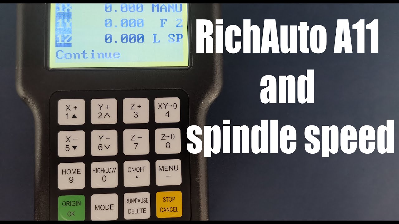 How to Use RichAuto A11 to Read the S Code and F Code in a File - YouTube