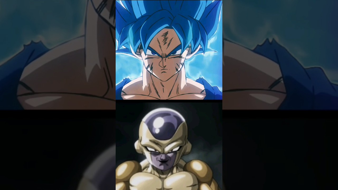 who's Stronger | perfected ssb goku vs golden frieza #shorts # ...