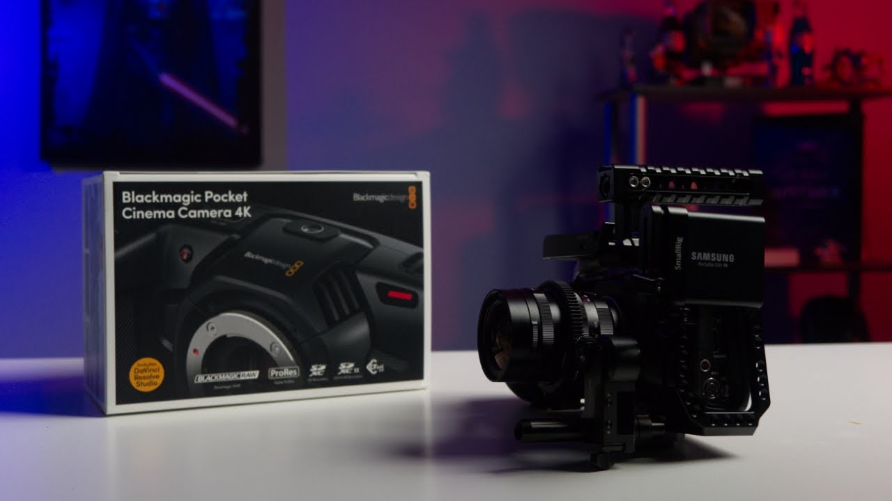 BlackMagic Pocket Cinema Camera 4k Unboxing! - YouTube