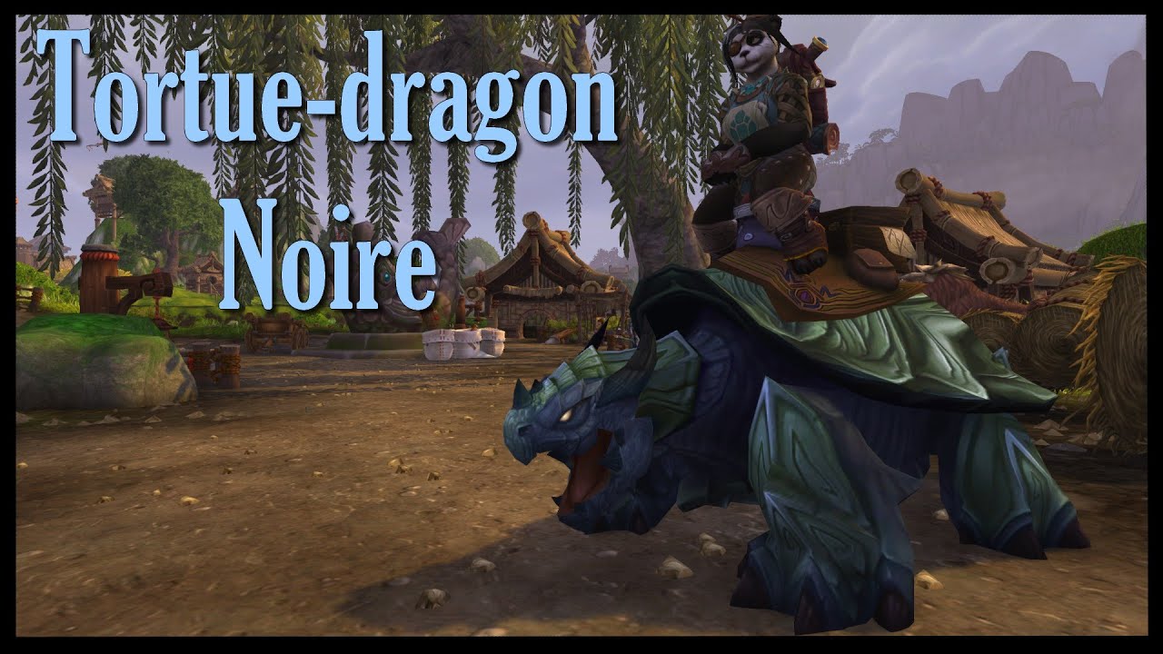 Tortue-dragon noire - Elite monture wow (Black Dragon Turtle) - YouTube