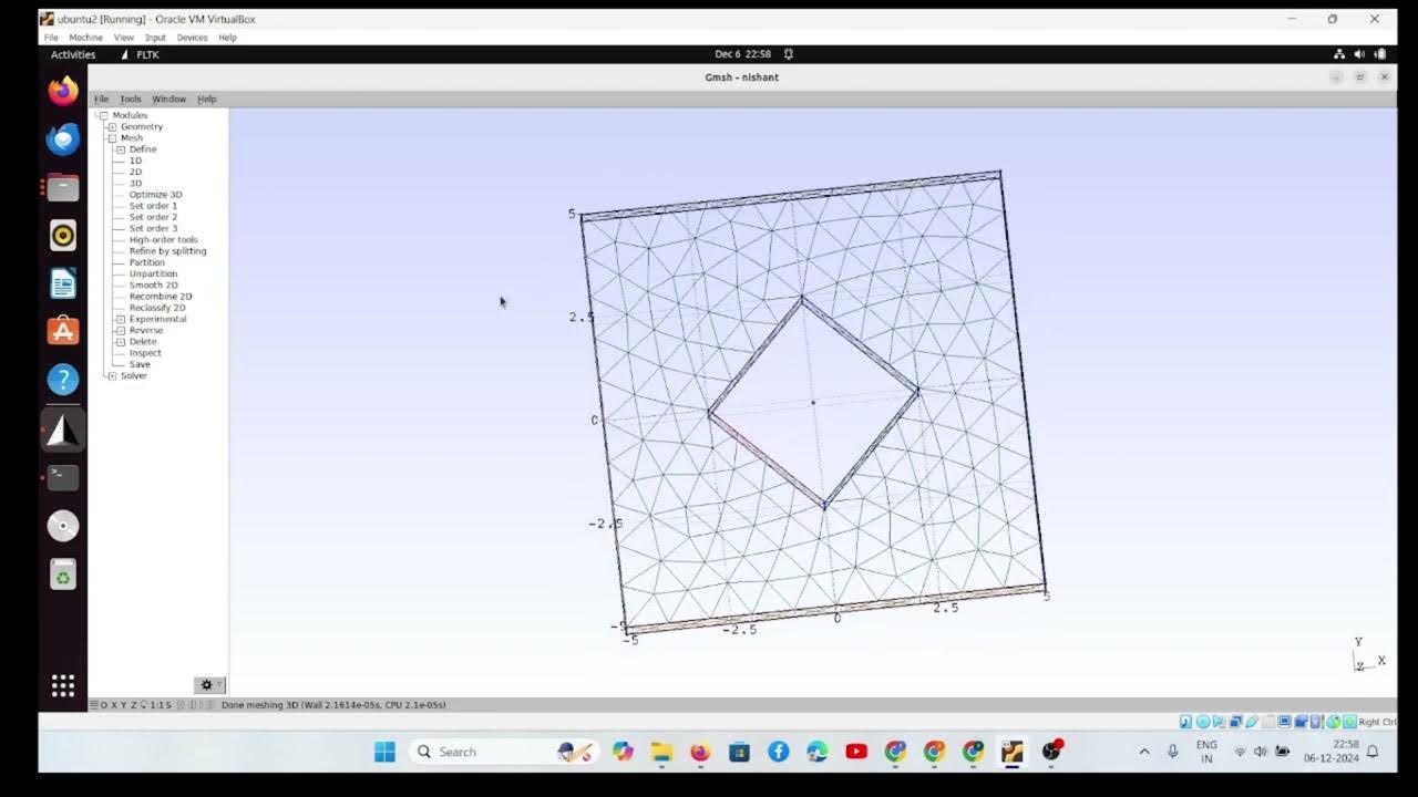 2. OpenFoam CFD simulation on 45-degree tilted Rectangular plate in flow - YouTube