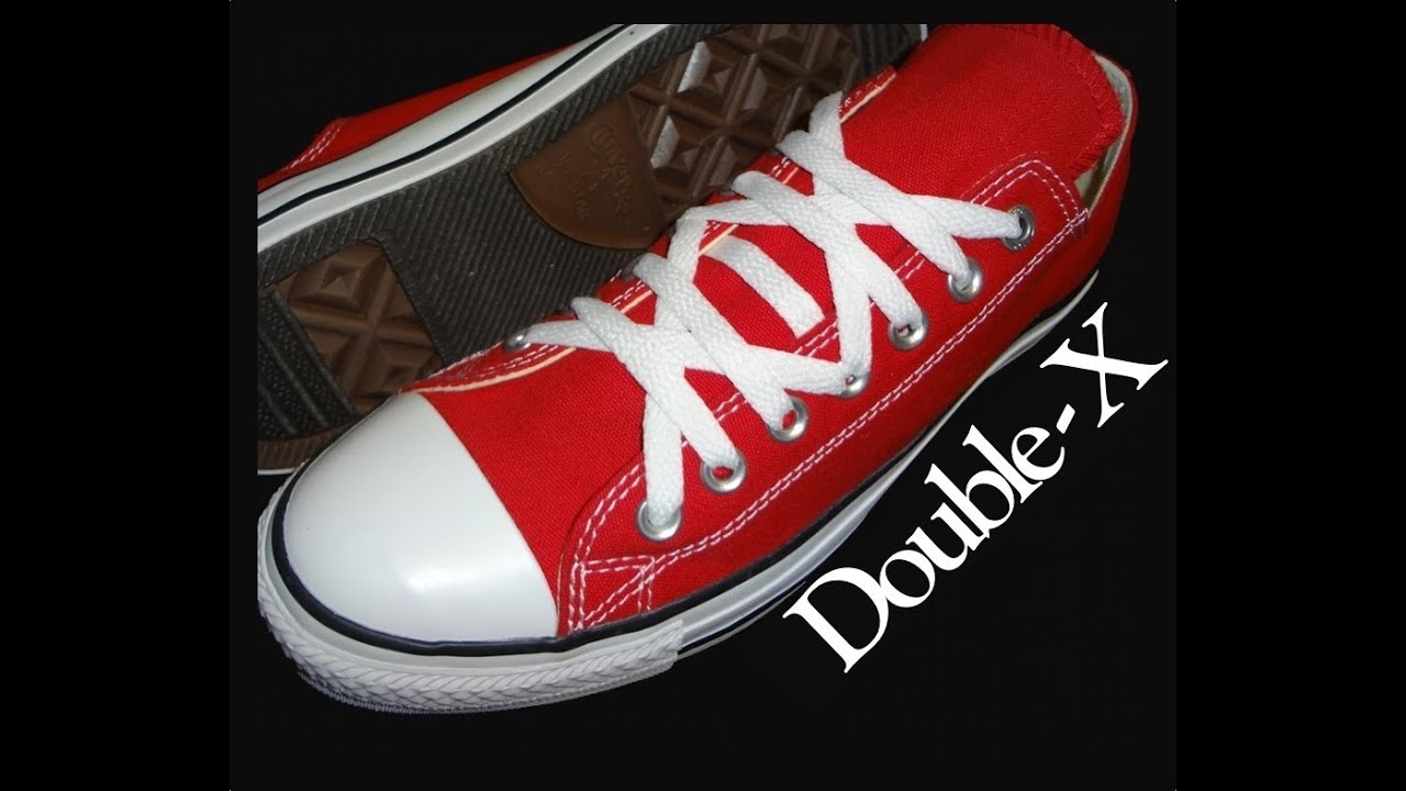 **How to Double X Bar Lace shoes with Lace Anchors** - YouTube