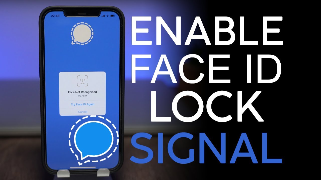 How to Enable Face Id to Lock and Unlock Signal on iPhone iPad 2021 ...