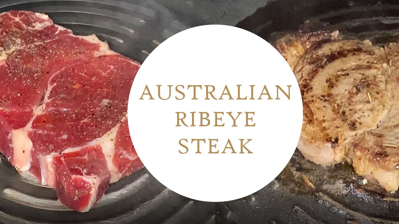 How to cook Australian Ribeye Steak - Pan Grill | Luto ni Daddy - YouTube