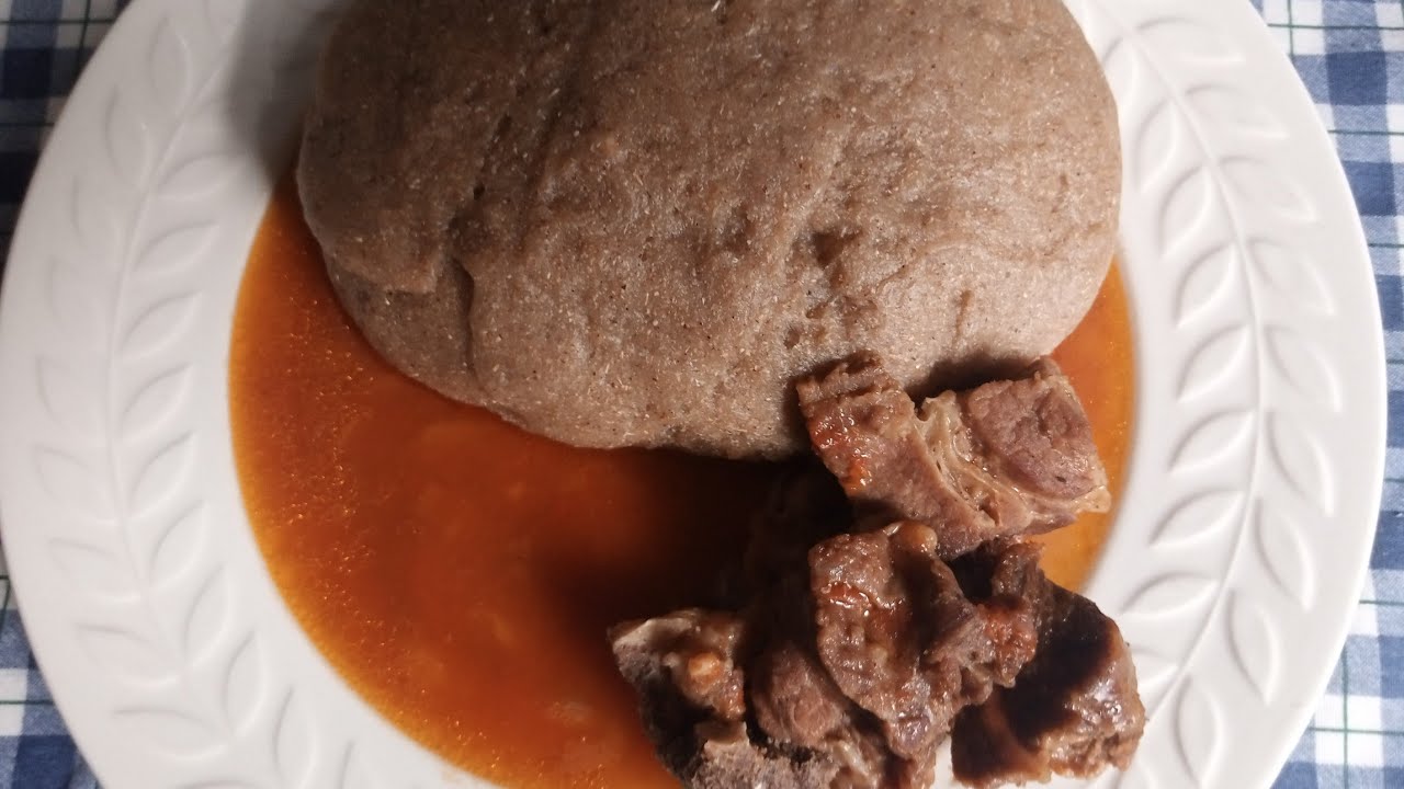 How to prepare Akalo/Atap (Cassava and millet) - YouTube