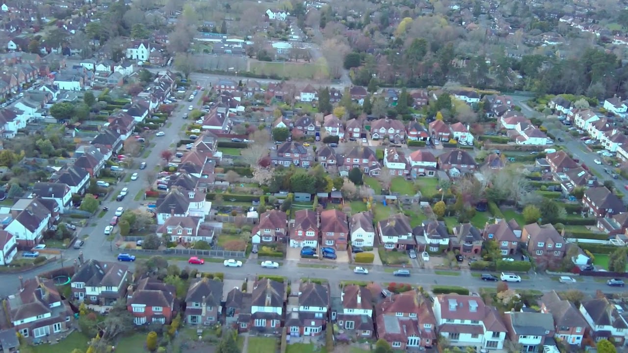 Drone Footage: Merrow Downs, Surrey, UK. 2nd April 2020. More calm ...