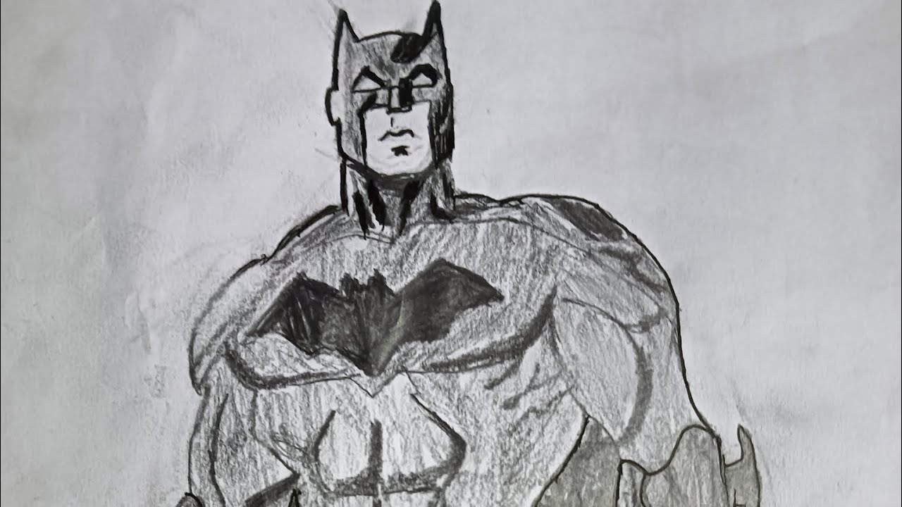 how to draw batman step by step || batman drawing - YouTube