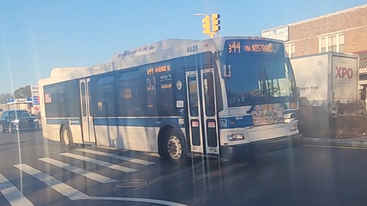 MTA NYCT Bus 2009 Orion VII NG #4628 & 2019 XD60 #6145 on the B44/B44 ...