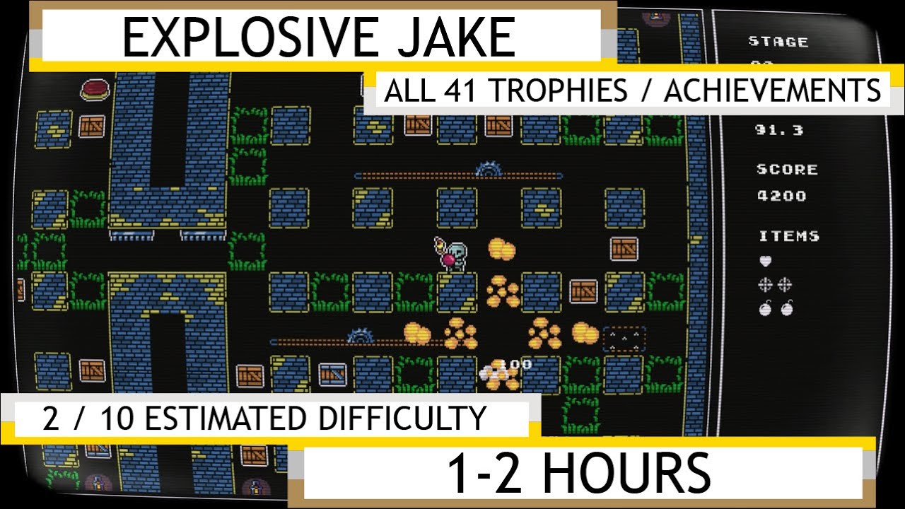 Explosive Jake - Platinum/100% Achievement Walkthrough Guide [No ...