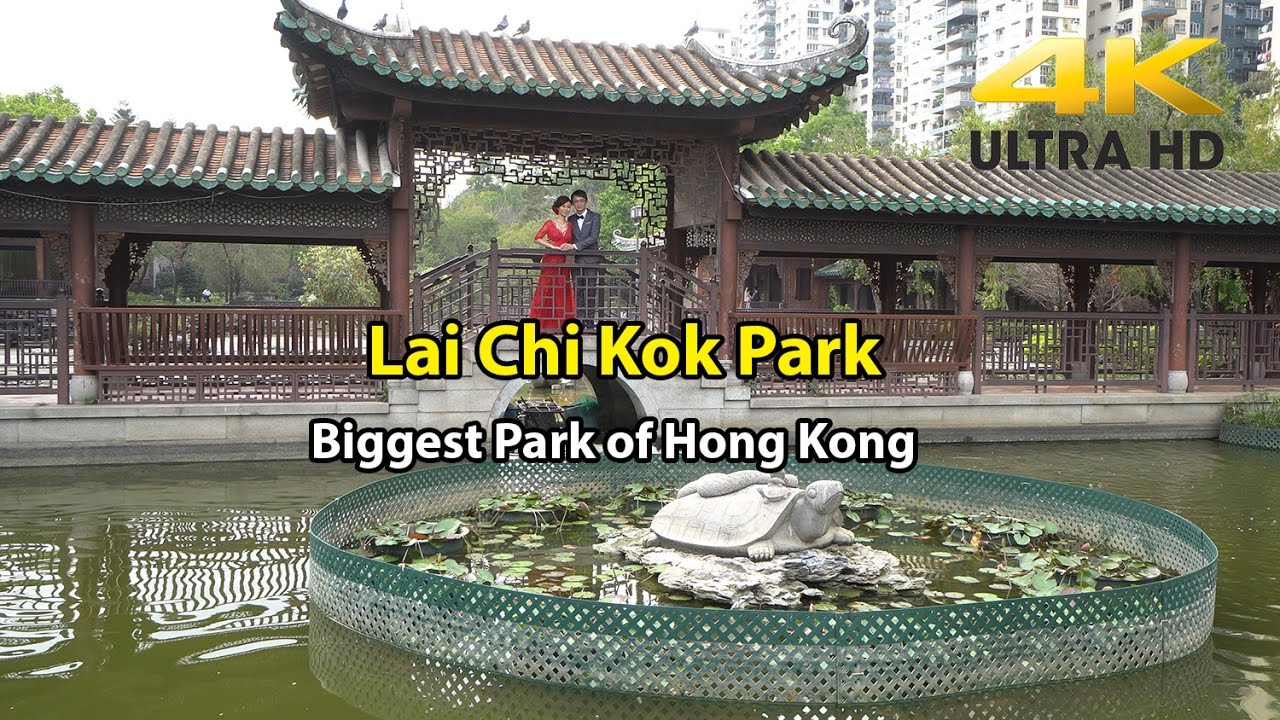 Visiting Beautiful Lai Chi Kok Park in Mei Foo in Hong Kong 4K UHD ...