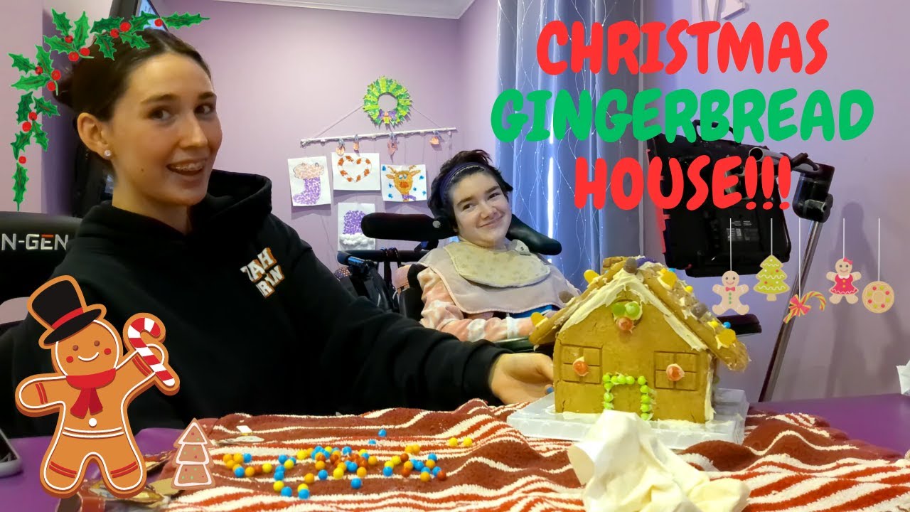 Make a GINGERBREAD HOUSE with me!!!! (PS Merry Christmas!!!) - YouTube