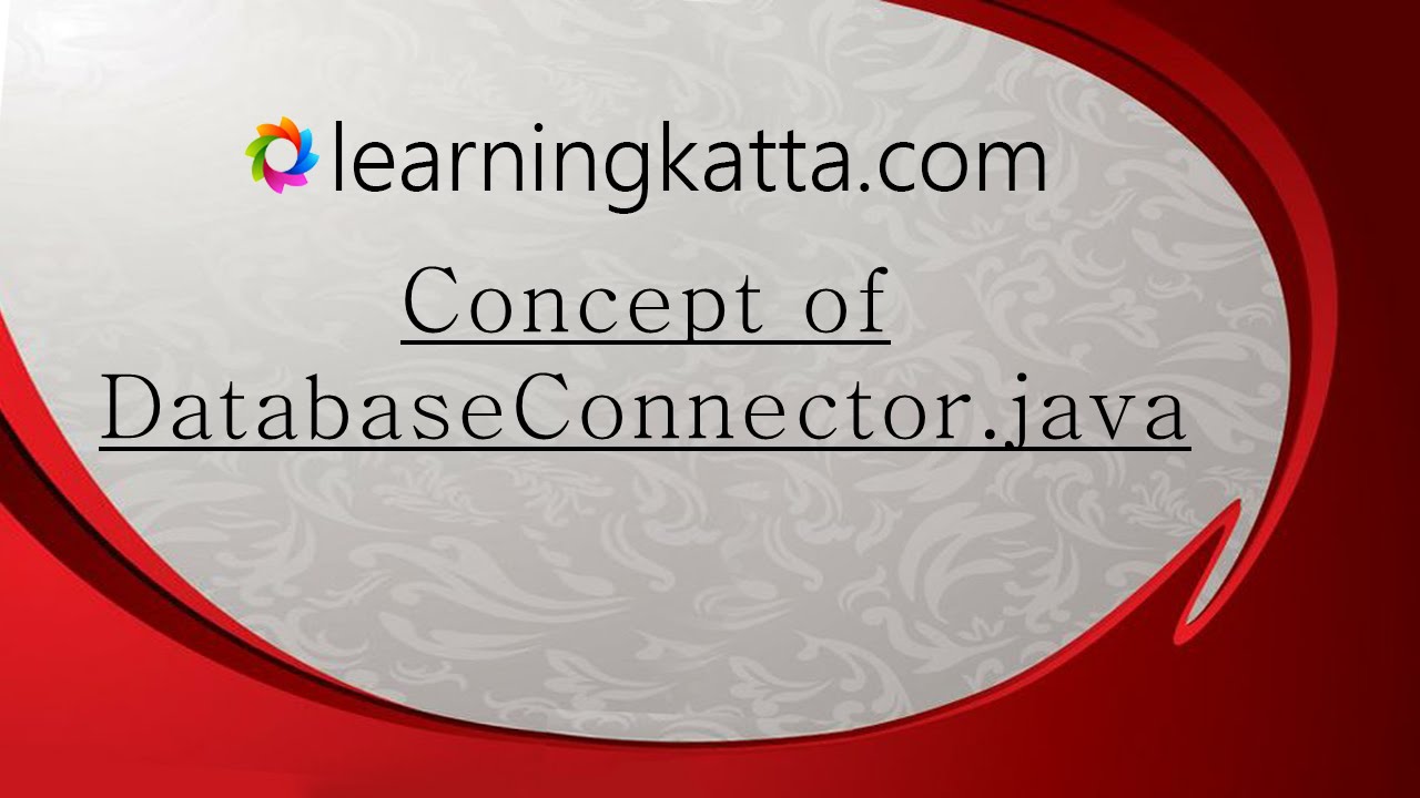 Concept of DatabaseConnector.java in a project - YouTube