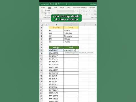 Función extrae y buscarv #superexcel #excel #tutorial #cursoexcel #excelgratis #shorts - YouTube