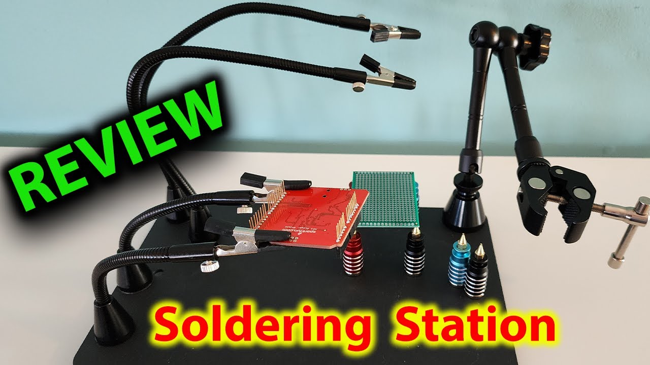 A Game Changer for Soldering? Magnetic Helping Hands Workstation Review ...