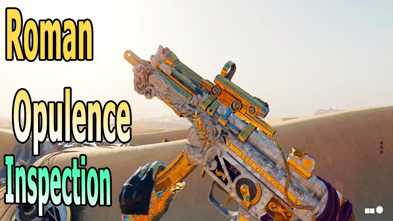 MP5 Mastercraft Blueprint Inspection in CoD Black Ops Cold War "Roman ...