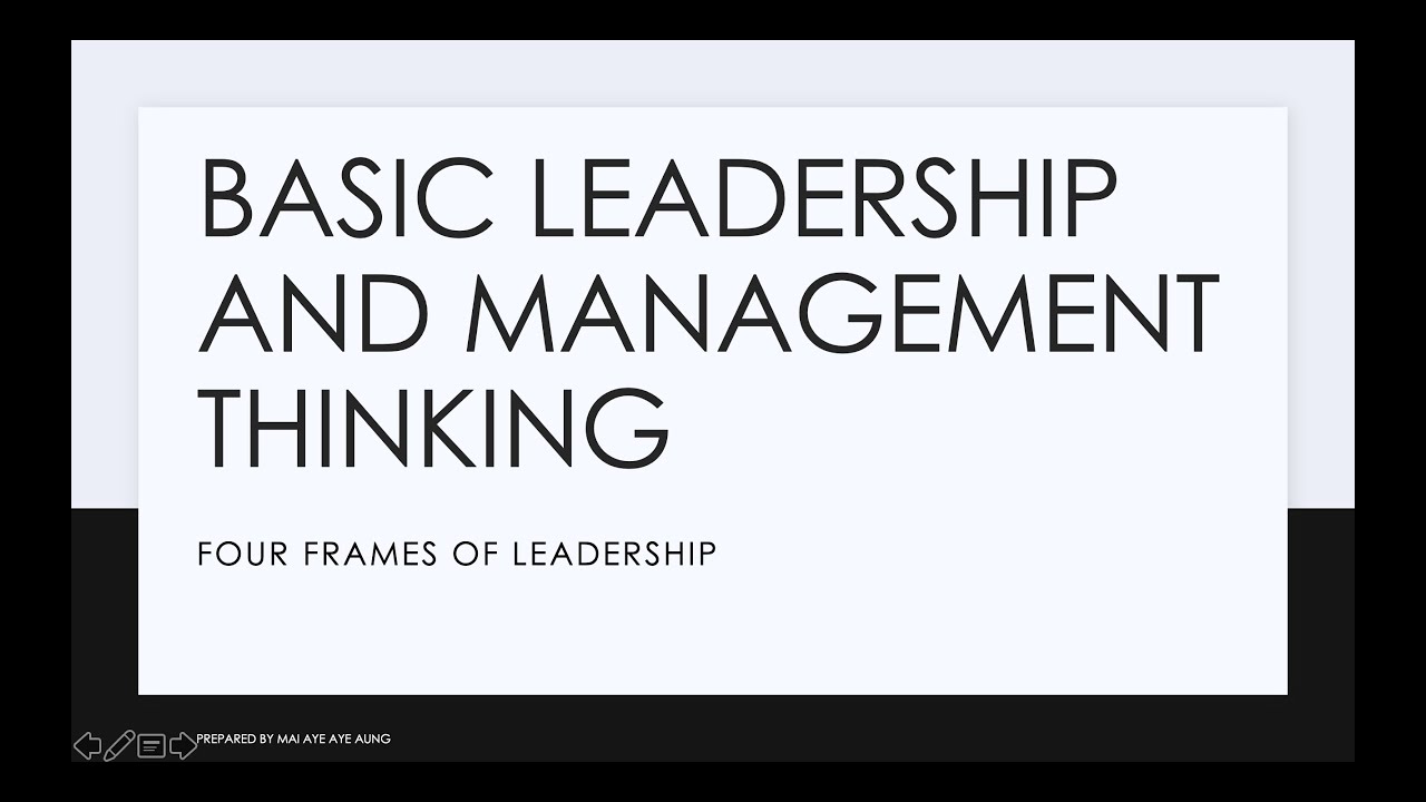 Four Frames of Leadership - YouTube