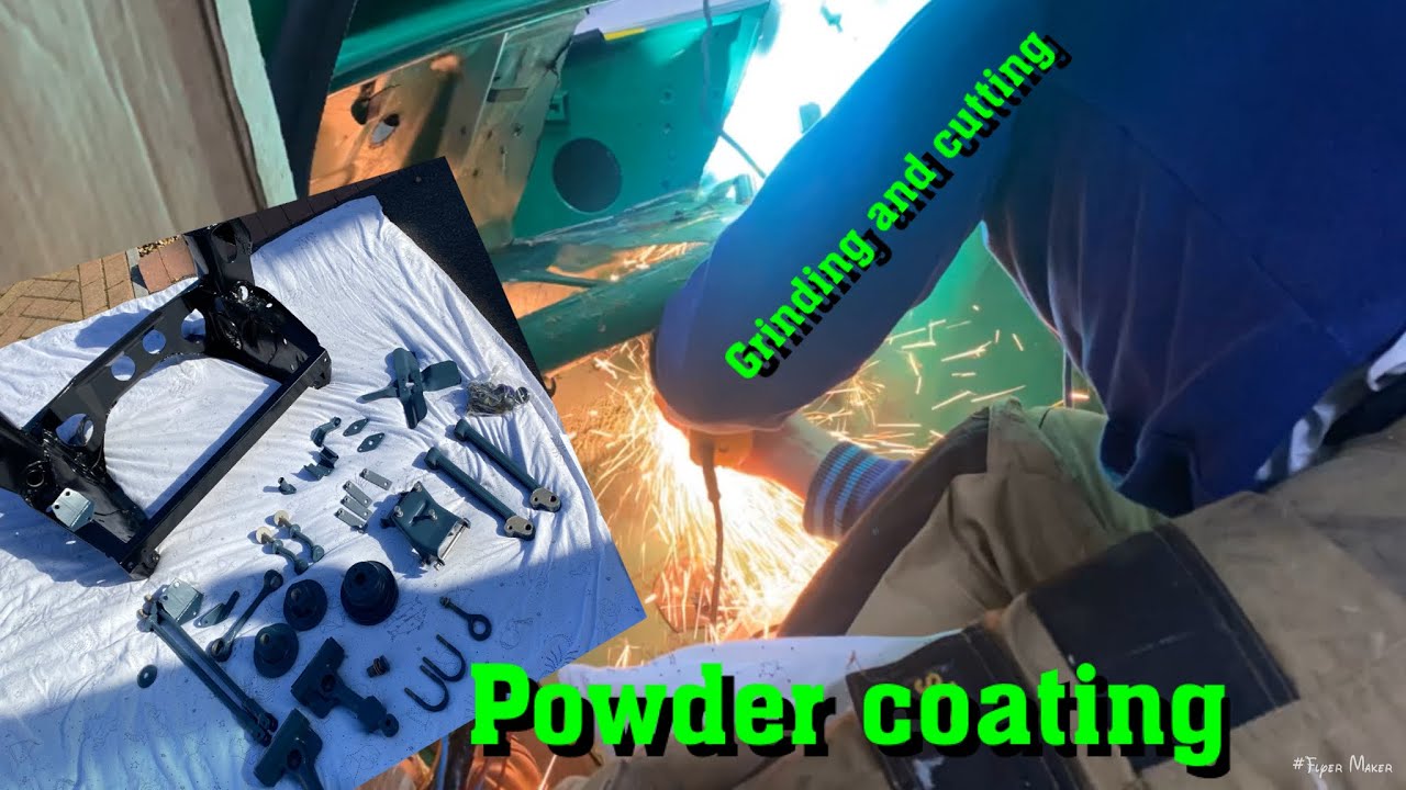 Retro mini rebuild PART 7 Powder coating back and getting the Carbon ...