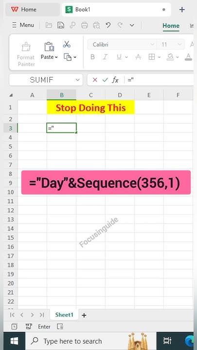 Excel Formula For Job Interview Excel For Fresher Focusinguide Exceltips Tutorial Shorts