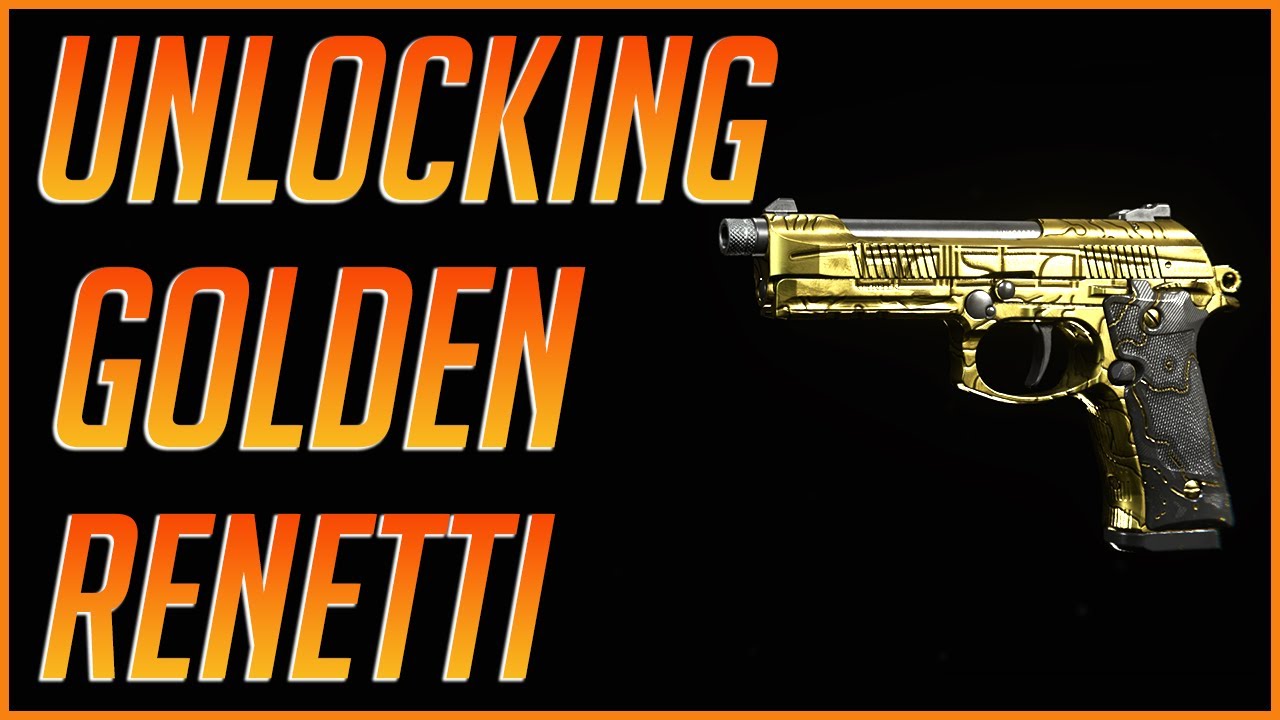 Unlocking Golden Renetti | The Best Akimbo ever | COD MW / Warzone ...