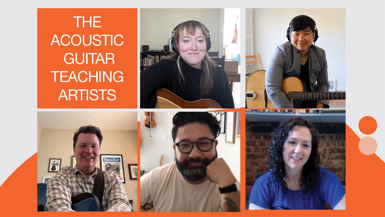 Meet the Acoustic Guitar Teaching Artists | Isa Burke, Lisa Liu, Mamie Minch, Sean McGowan, Thu ...