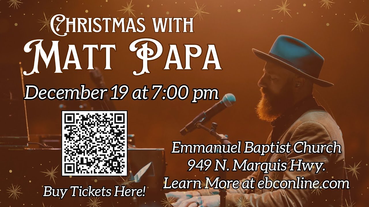 Matt Papa Concert - Pastor Invitation - YouTube