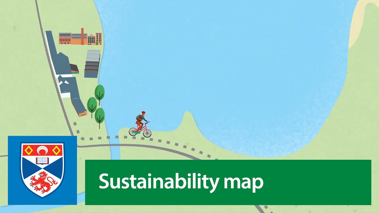 Sustainability Map - University of St Andrews - YouTube