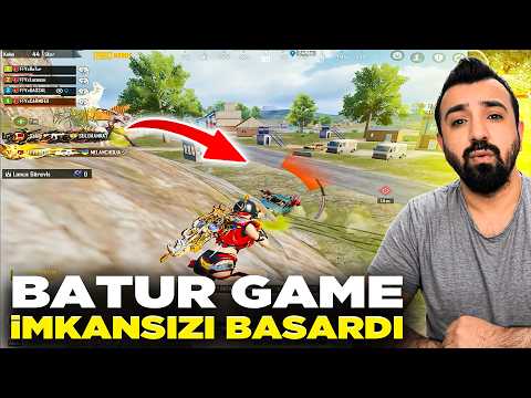 İMKANSIZ FİGHTTA BATUR GAME ETKİSİ ! BATUR GAME PUBG MOBİLE !