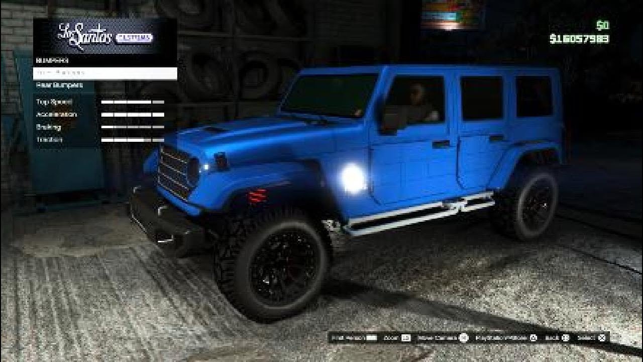 GTA 5 - Past DLC Showing Vehicle Customization - Canis Terminus ( Jeep ...